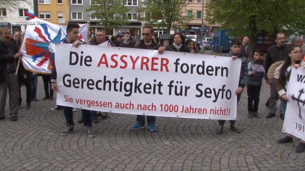Commemoration ceremony to the Assyrians martyr from 1915 in Gütersloh ...